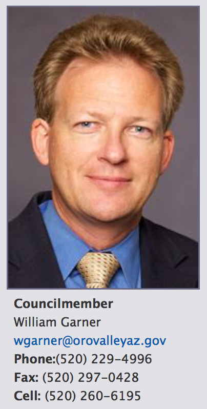 LOVE: Let Oro Valley Excel: What You Need To Know About Bill Garner