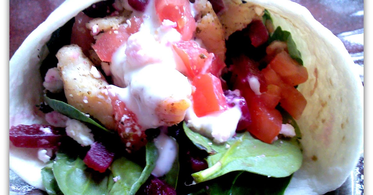 Sweet Little Bluebird Chicken Gyro Wrap