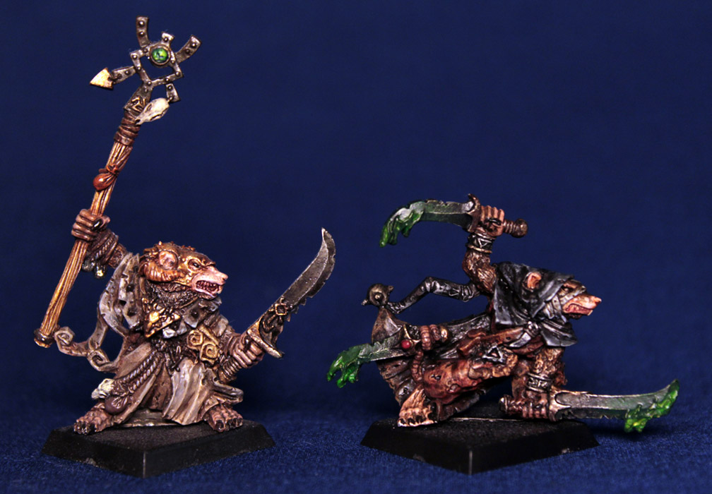 Diary of a Lapsed Painter: Skaven Heroes & Chaos Champion