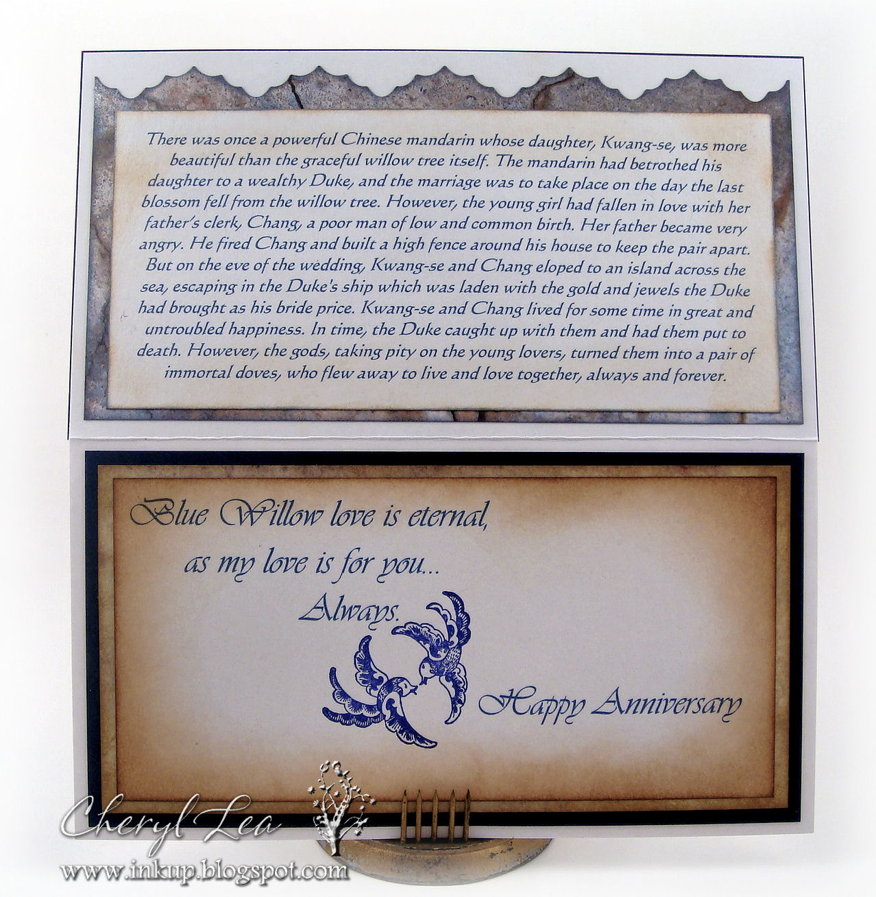 Ink Up: Blue Willow Anniversary Challenge