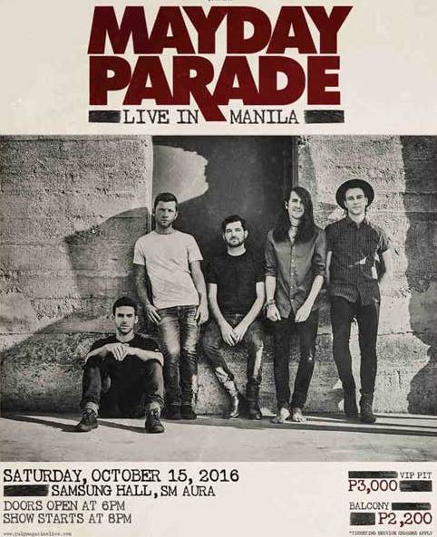Mayday Parade Concert Philippines ~ What's New Philippines?
