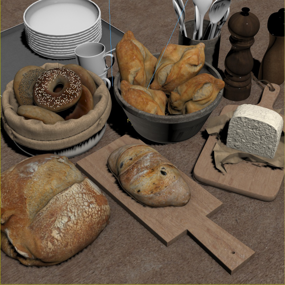 Bits of bread by Bertrand Benoit | Computer Graphics Daily News