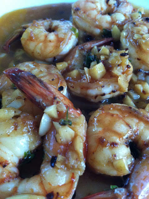 parsley & polka dots: spicy citrus shrimp