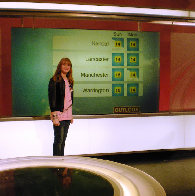 mancunian wave: North West Tonight weather girl