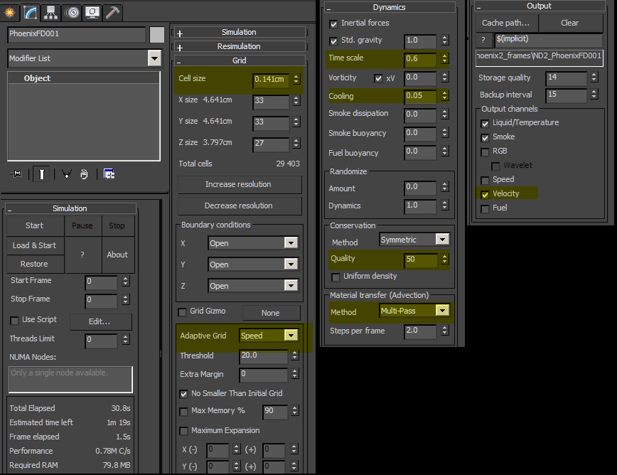 CG Taiwaner 台灣人玩動畫: 教學: 用PhoenixFD 2.2製作燒香煙霧