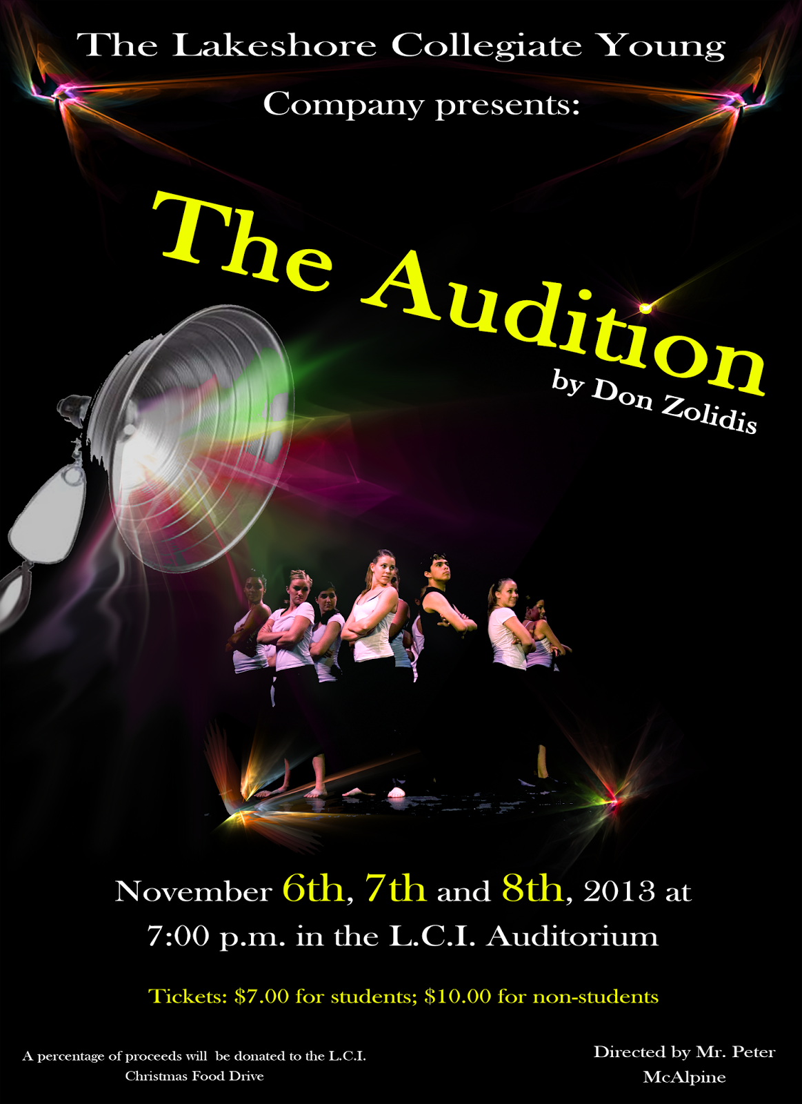 TSO: Poster for the plays: "The Audition" and "The Twelve Angry Jurors"