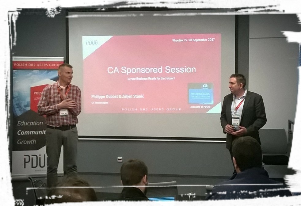 Db2 for Z: PDUG conference in Wroclaw - 27 & 28 September 2017