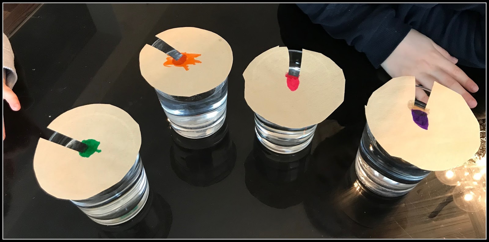 Mon joli petit bureau: Le mélange des couleurs : expérience scientifique