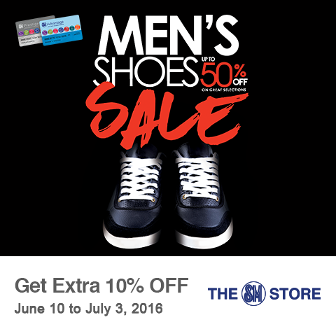 Manila Shopper: SM Stores Men's Shoe SALE: June-July 2016