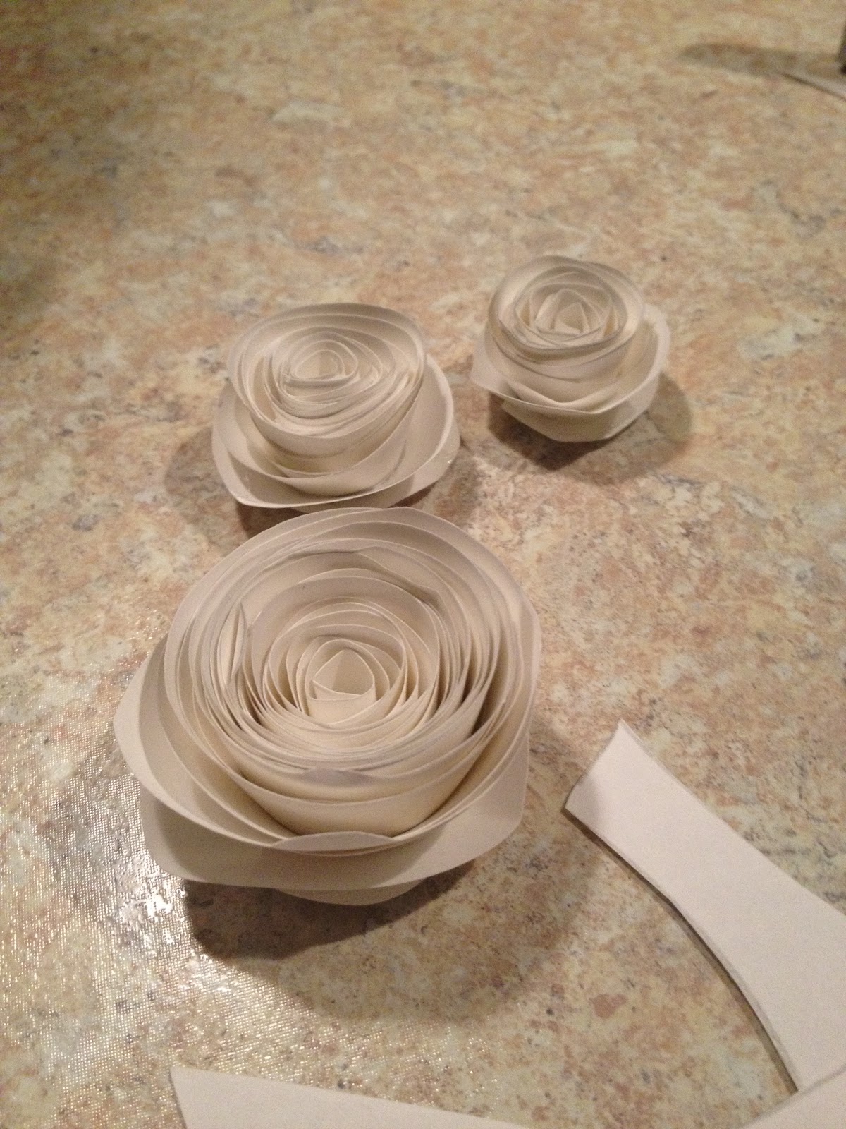 Pancakes & Glue Guns: DIY Swirl Paper Flowers