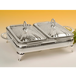 QUEEN ANNE: QUEEN ANNE Silver Plated Tableware (made in England)