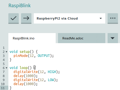 Électronique en amateur: Programmer un Raspberry Pi avec Arduino Create