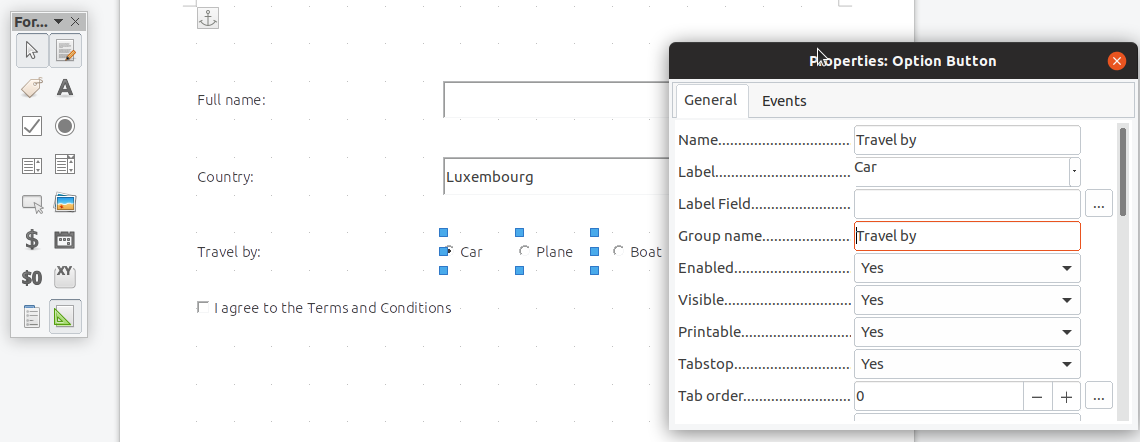 How To Create Fillable PDF Forms With LibreOffice Writer - Linux ...