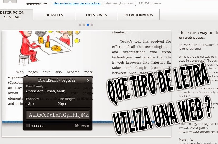 Que tipo de Letra utiliza una Web ~ Jaibo