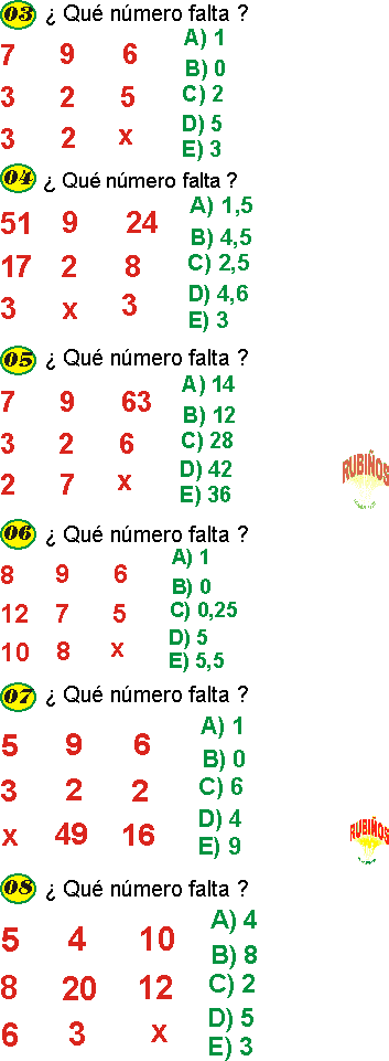 DISTRIBUCIONES NUMÉRICAS EJERCICIOS RESUELTOS DE PRUEBA PSICOTÉCNICA Y ...