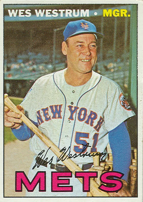Former Mets Manager, Coach & New York Giants Catcher: Wes Westrum (1964 ...