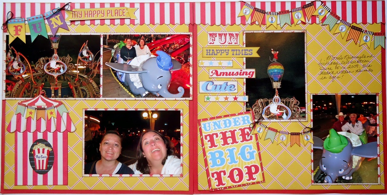 Plays Well With Paper: Under the Big Top - Dumbo Layout