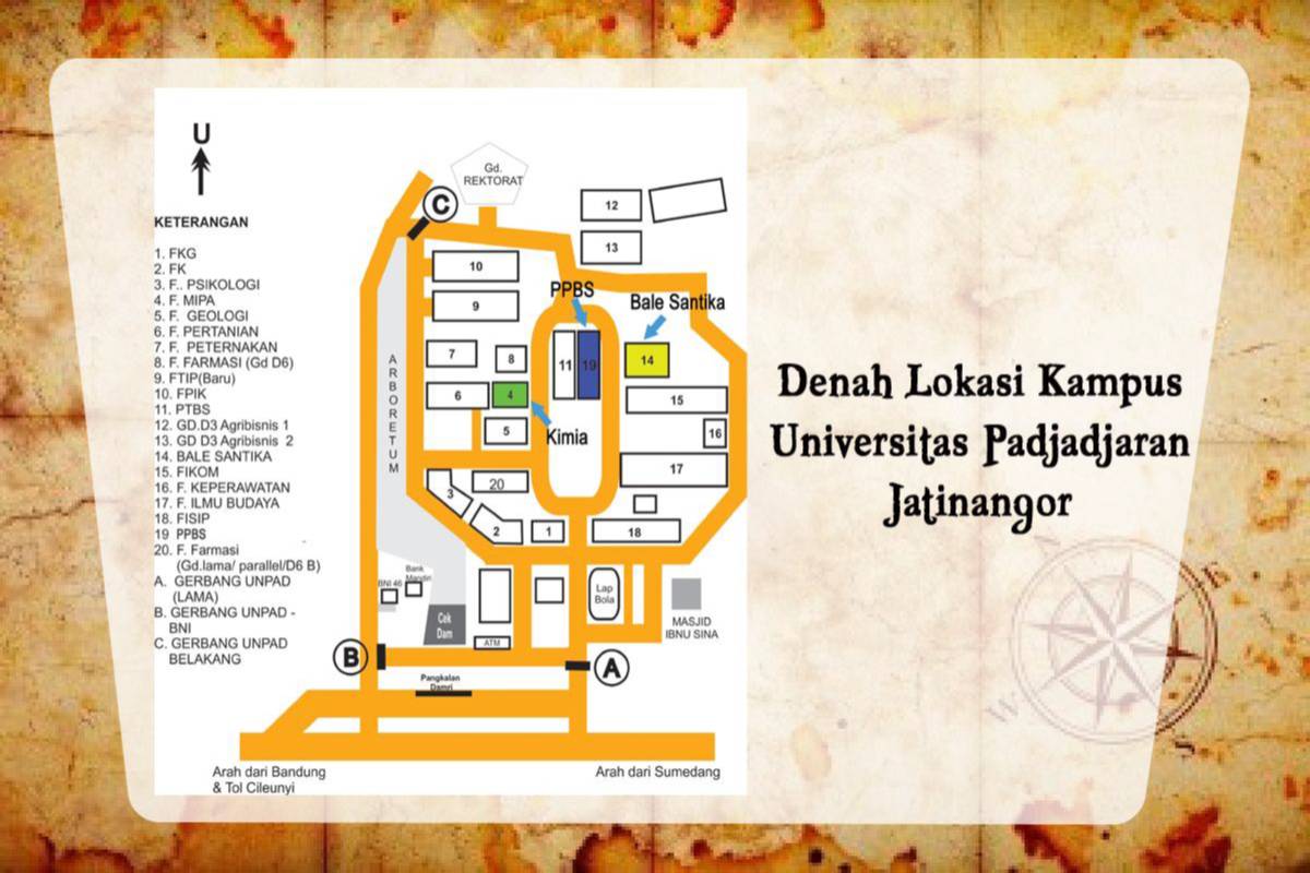 Chemistry Fun Days 2013: Denah Lokasi