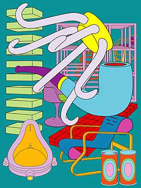 steve_brown_art: Michael Craig-Martin's Alphabet at Seale-Hayne
