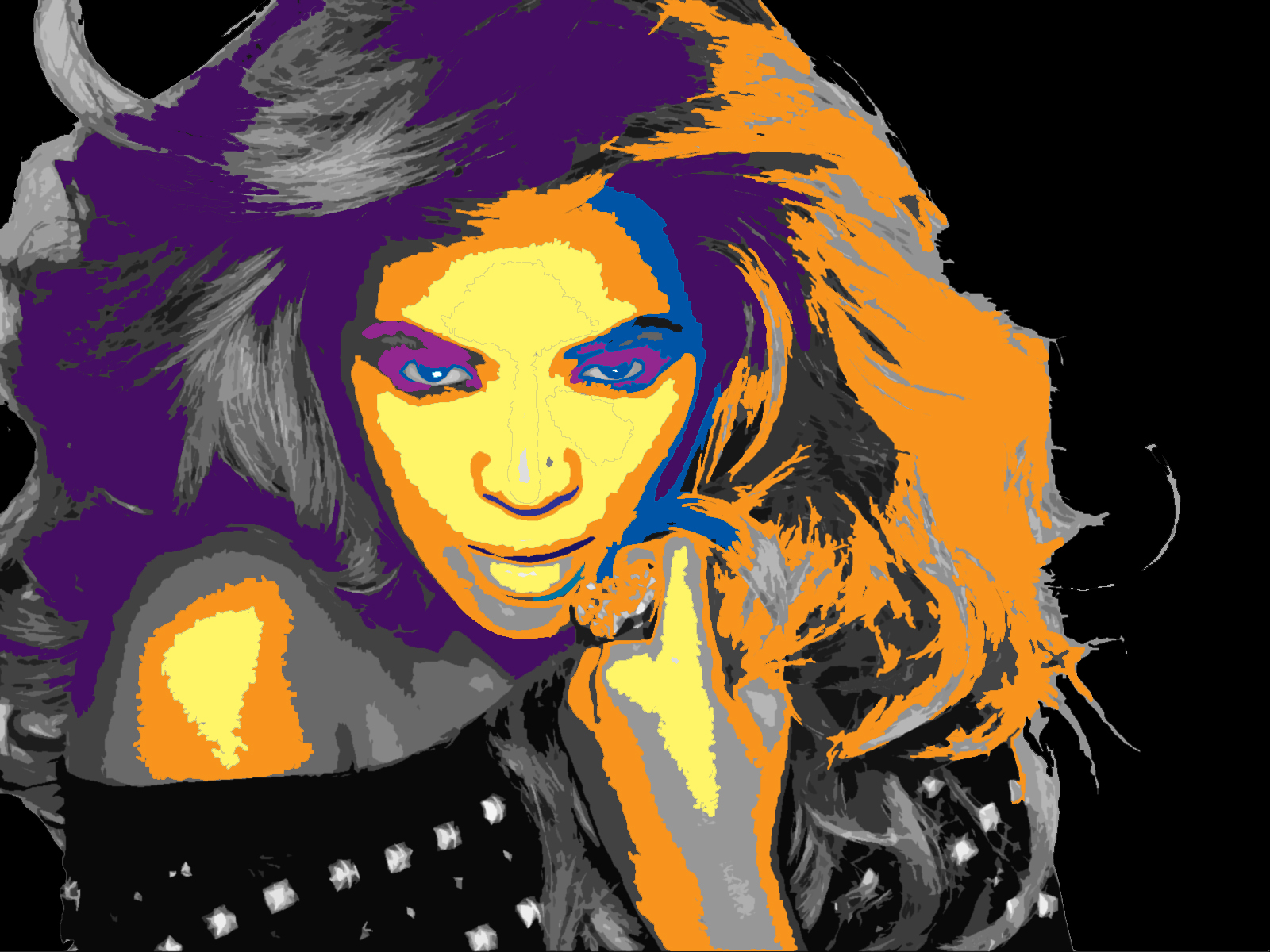 digitalart.hillwood: digital self portrait or pop art portraits