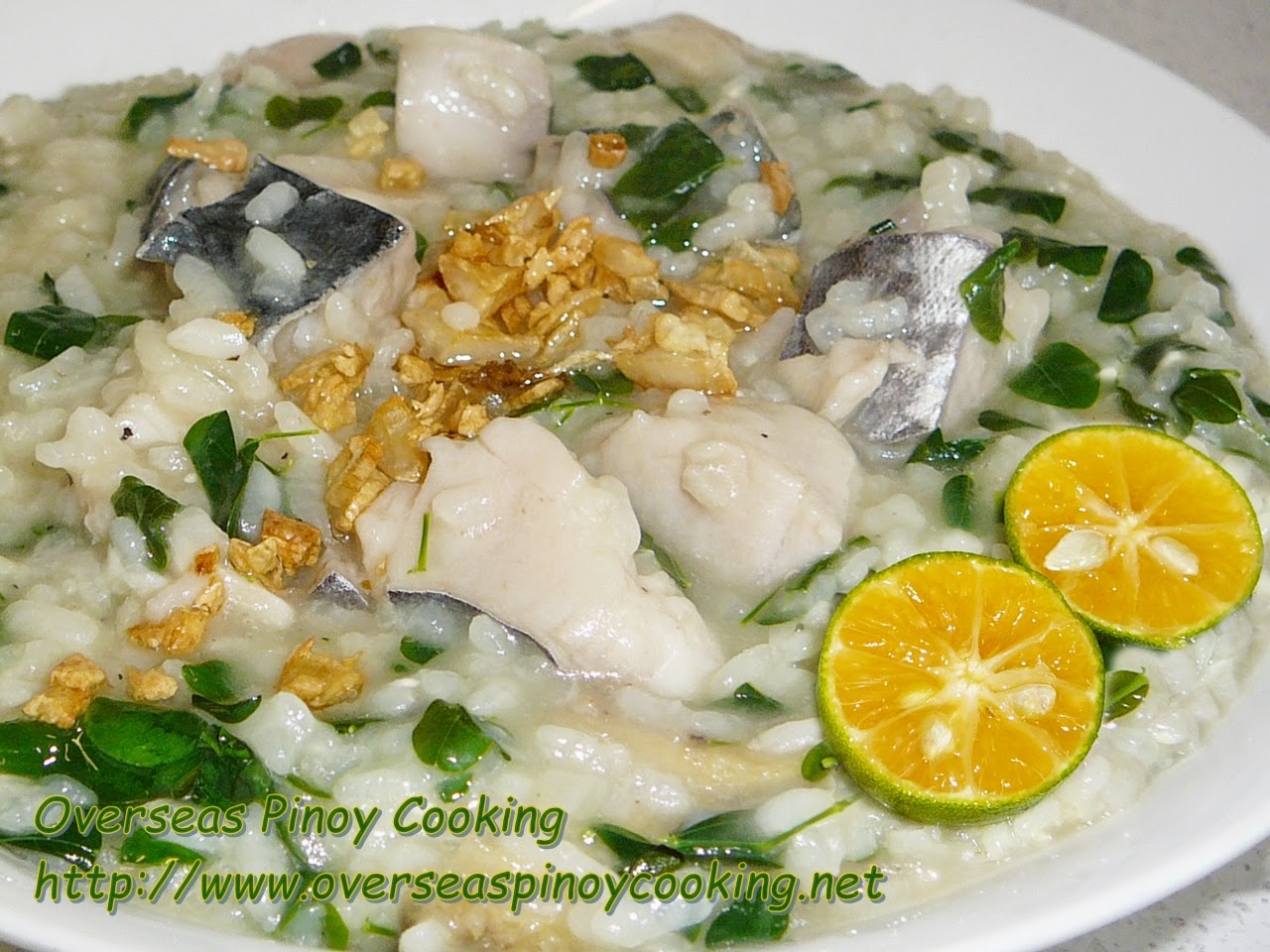 Fish Lugaw with Malungay, a Pinoy version of Fish Risotto with Malungay ...