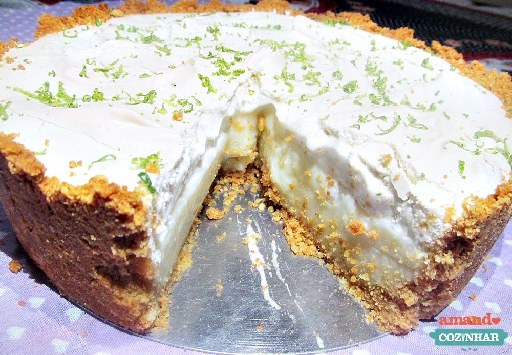 Torta de limão com merengue - Amando Cozinhar Torta de limão com merengue - Amando Cozinhar