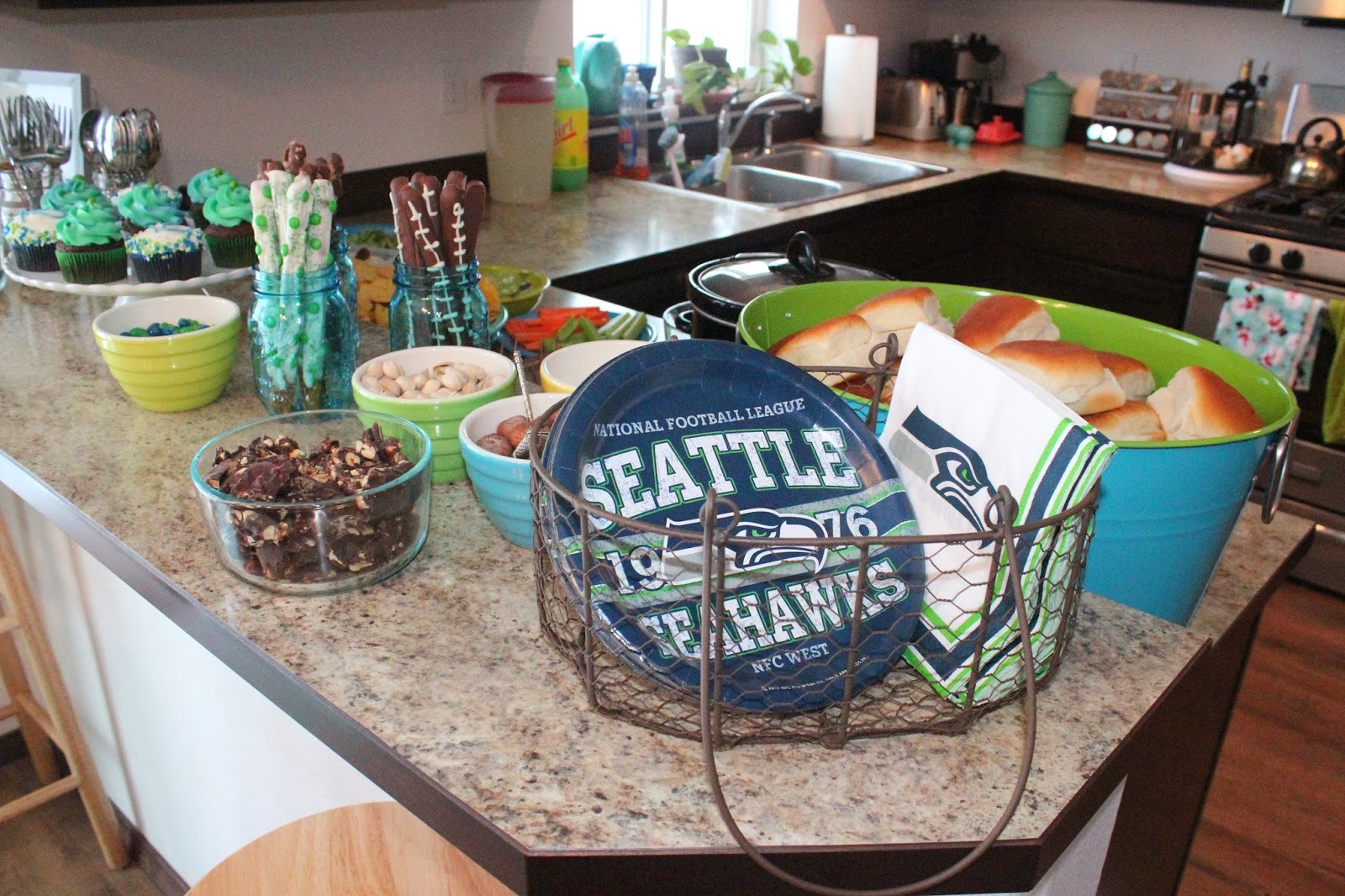 home is where the heart is: Seahawks Superbowl Party
