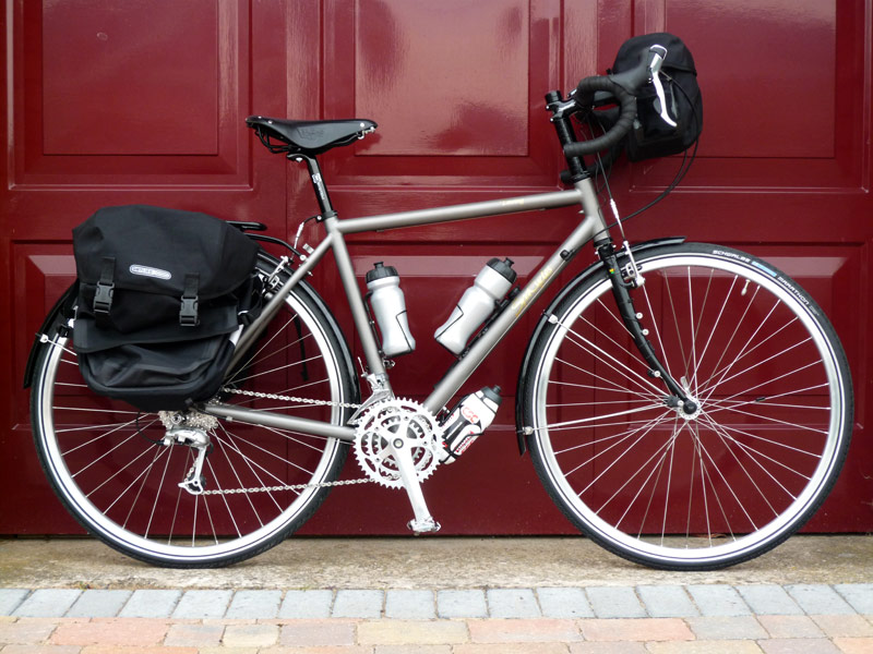Cycling North Through France: Elan's bike