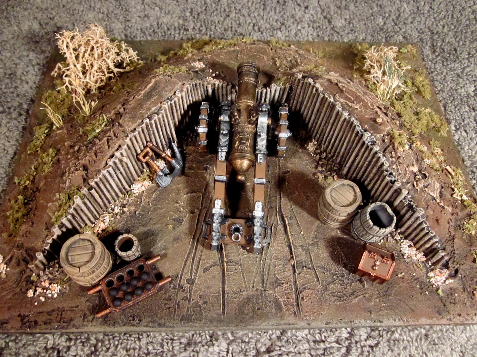 Battleground Hobbies: How To: Build an Artillery Emplacement - Part Two
