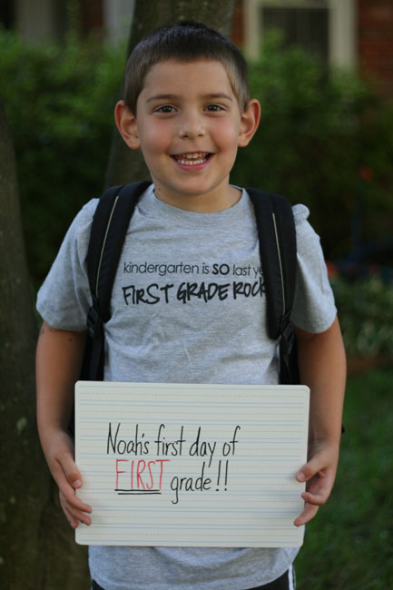 Creating my everyday: First birthday and First grade... oh my!