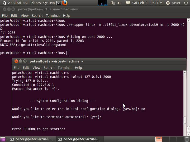 CCIE-RS Lab IOU Lession 2: How to use the wrapper-linux to run a router ...