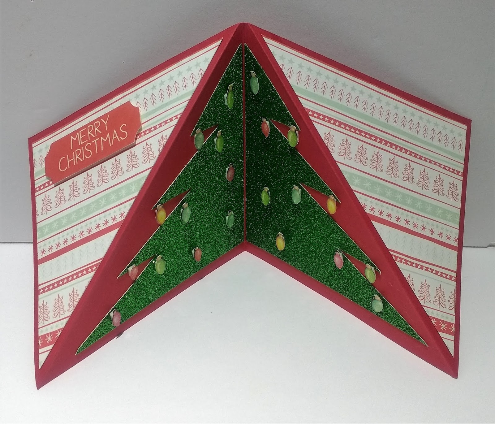 IcedImages: Triangle Fold Card (Original)
