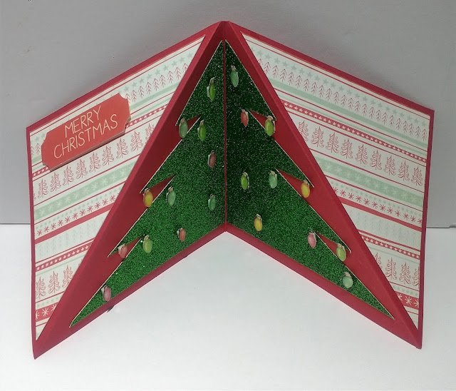 IcedImages: Triangle Fold Card (Original)