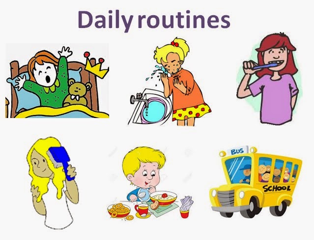 Beatriz's english corner: Daily routines