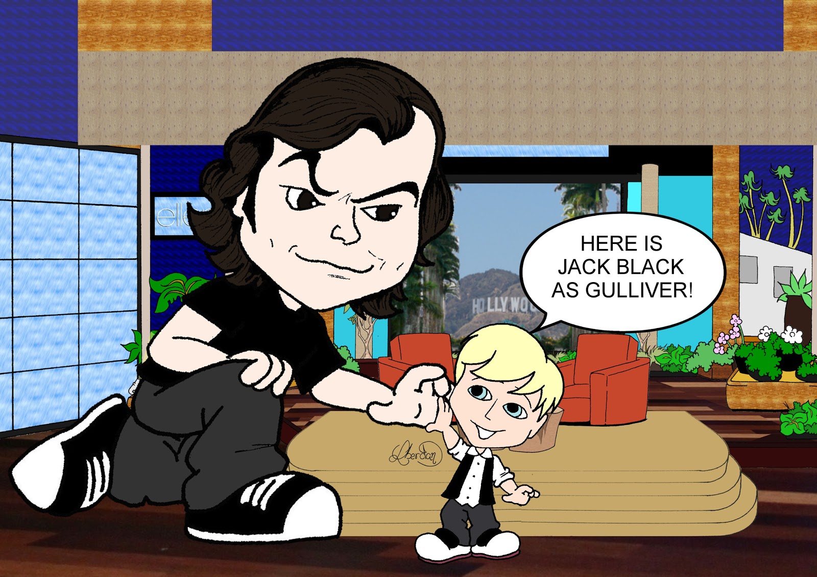 Ellen DeGeneres Cartoon