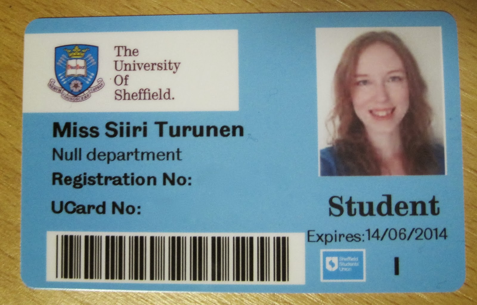 polka dots and sheffield: student ID and jazz hands