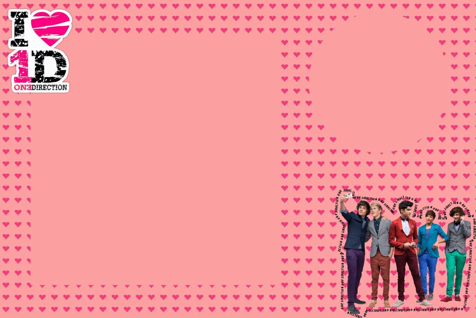One Direction: Invitaciones para Imprimir Gratis. - Ideas y material ...