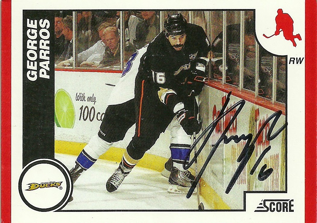 Hell's Valuable Collectibles: George Parros: 7 Autographed Cards