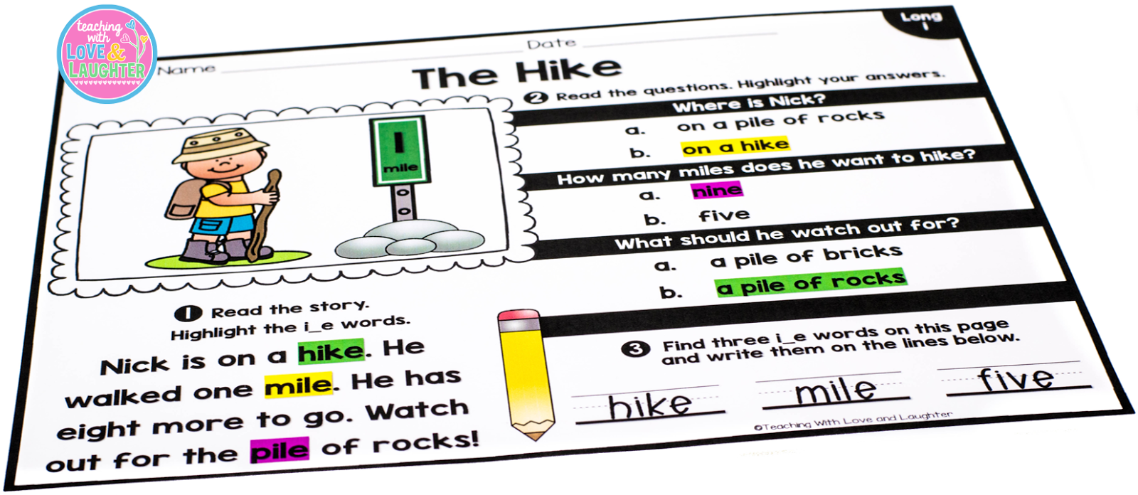 Teaching With Love and Laughter: Reading Comprehension