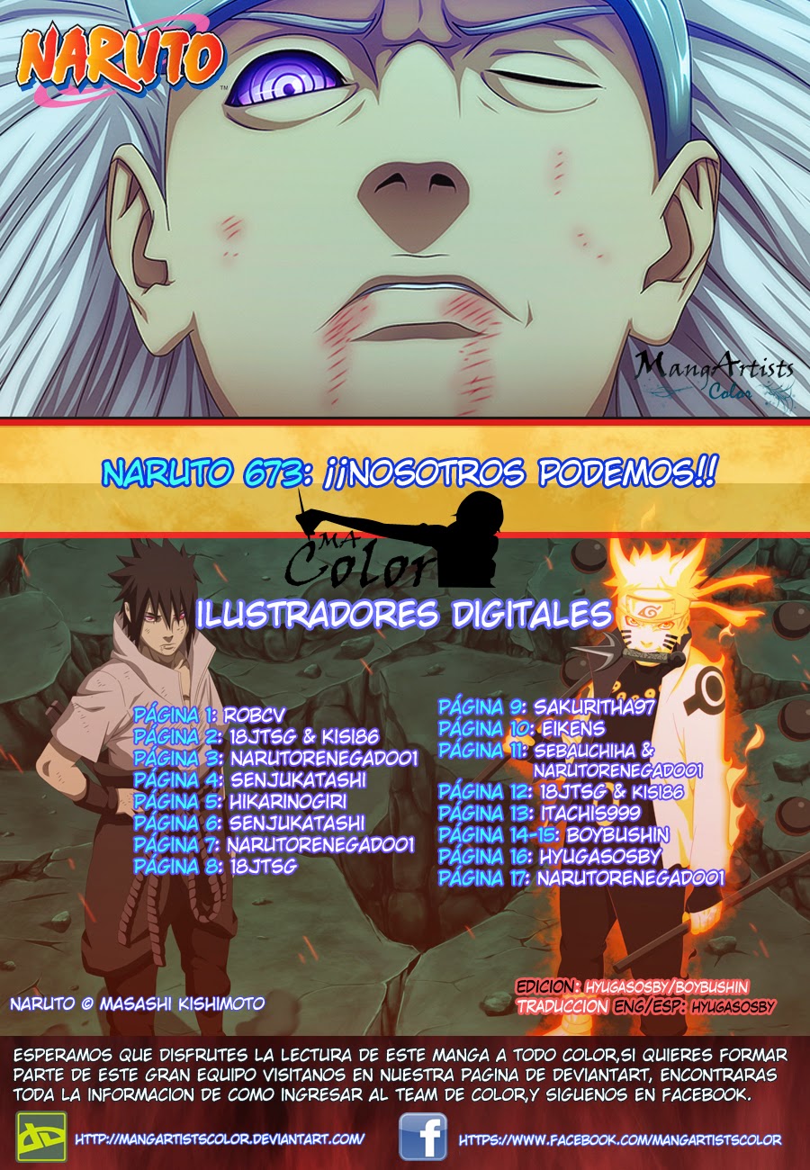 Naruto 673 : Nosotros Podemos