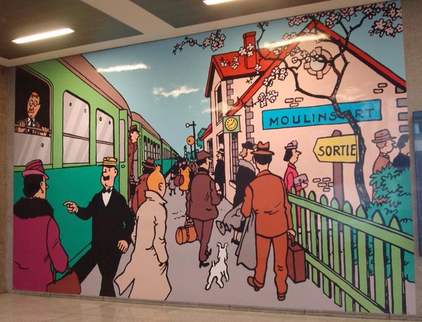 Tintin in Brussels : A Walking Tour to Discover Tintin | Shoestring ...