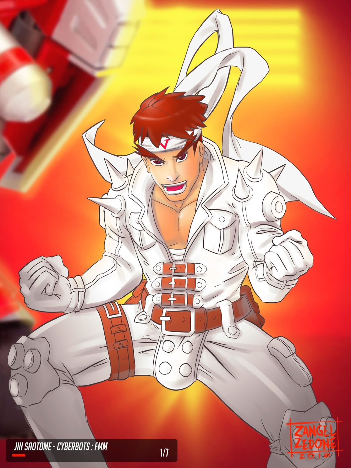 JIN SAOTOME - CAPCOM - ZANGEL ZEDONE