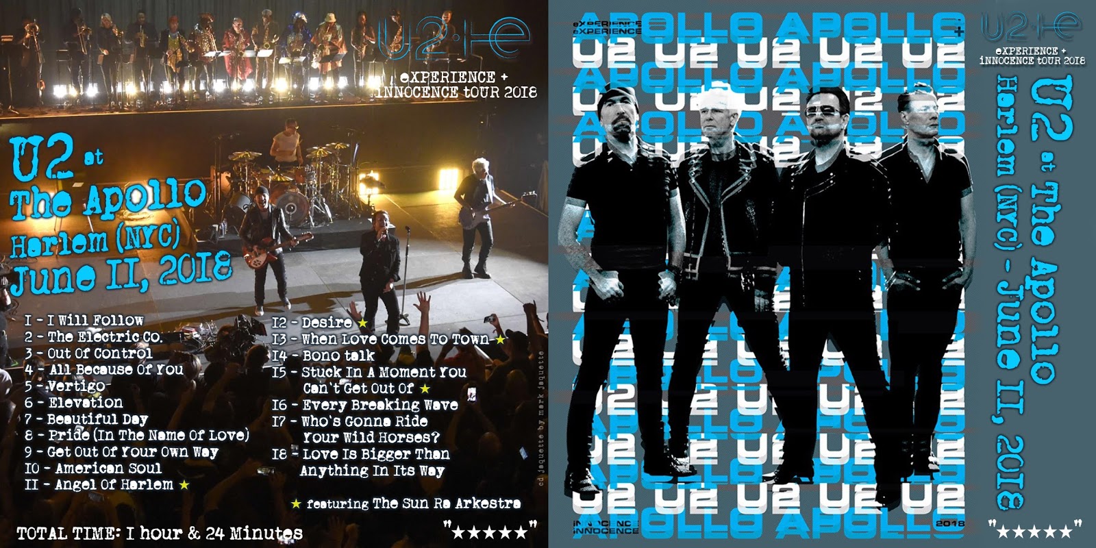 illustrationISM: U2 at The Apollo, June 11, 2018