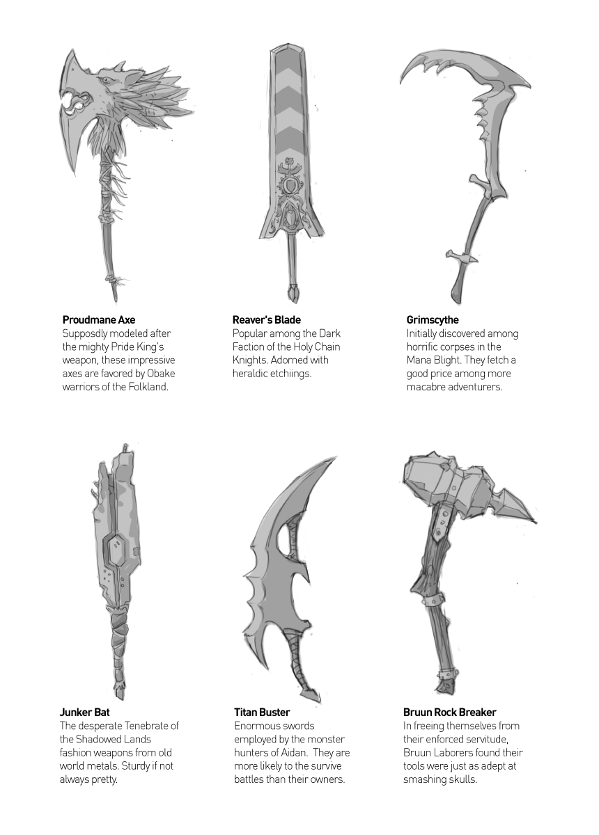 Break!!: Great weapons