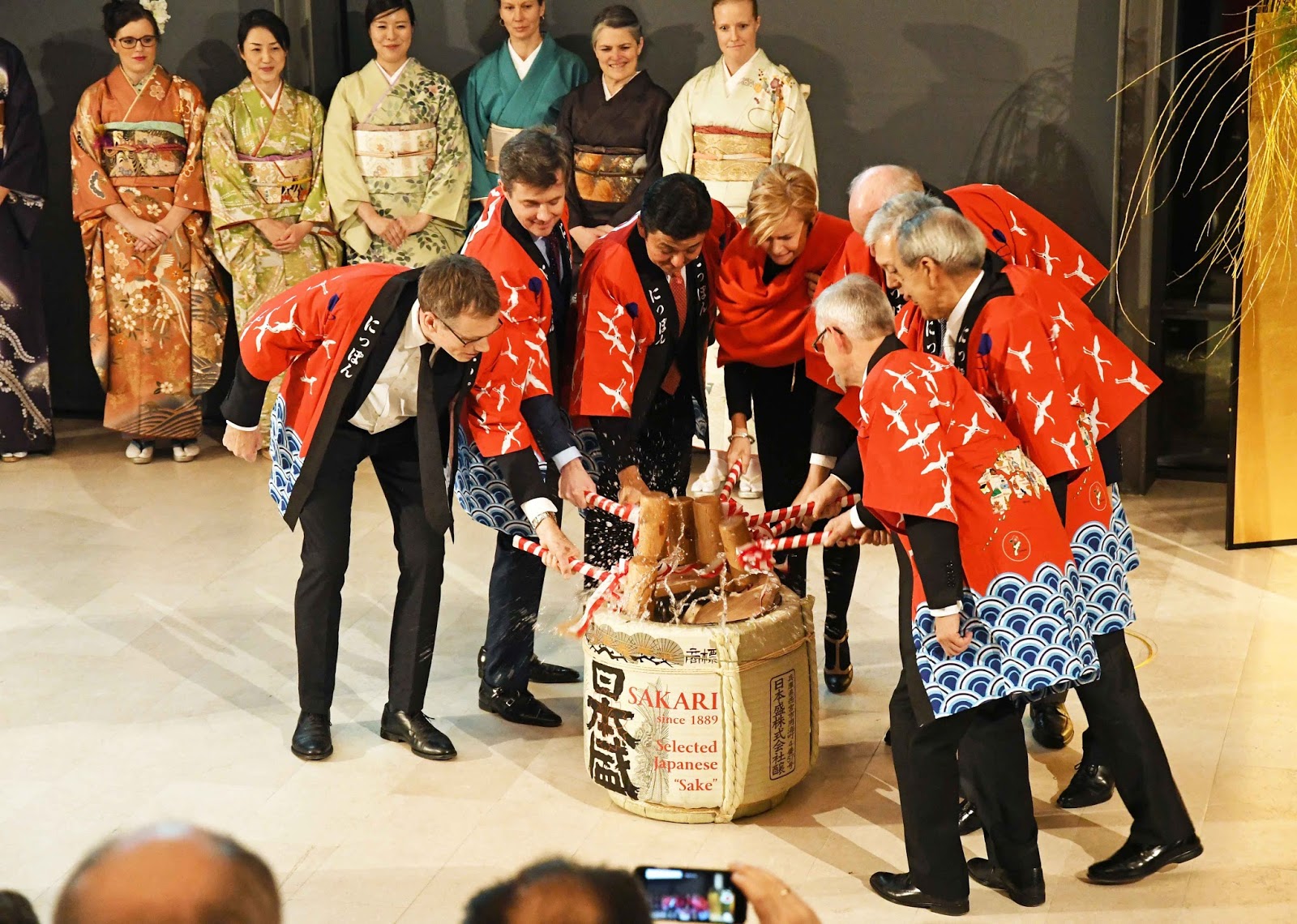 My kimono`s: Sake ceremony
