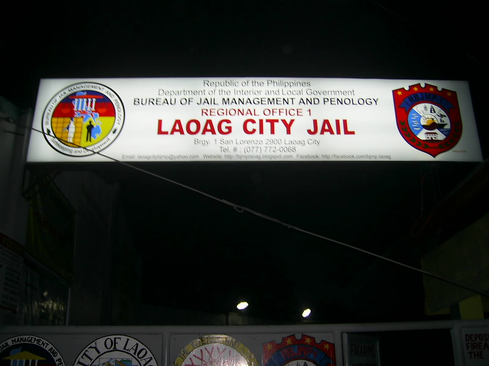 Installation of BJMP Panaflex Signage | Your Title