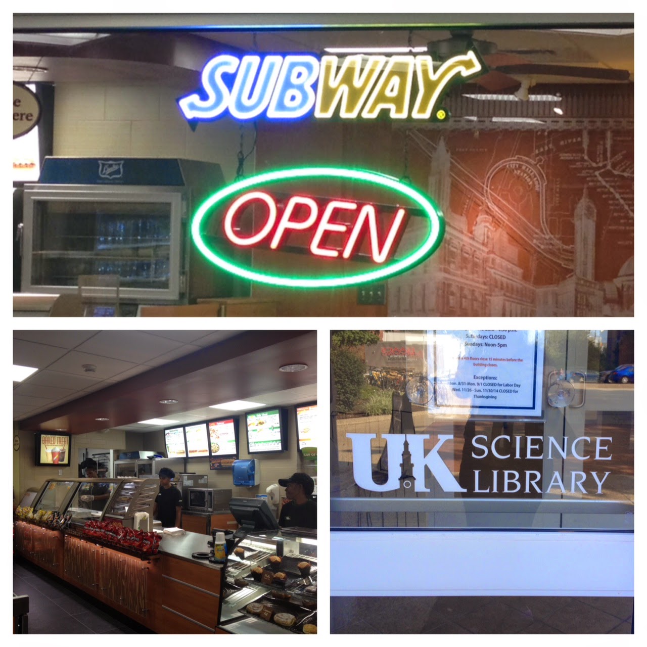 Bird's Eye View: Subway Café comes to Science Library