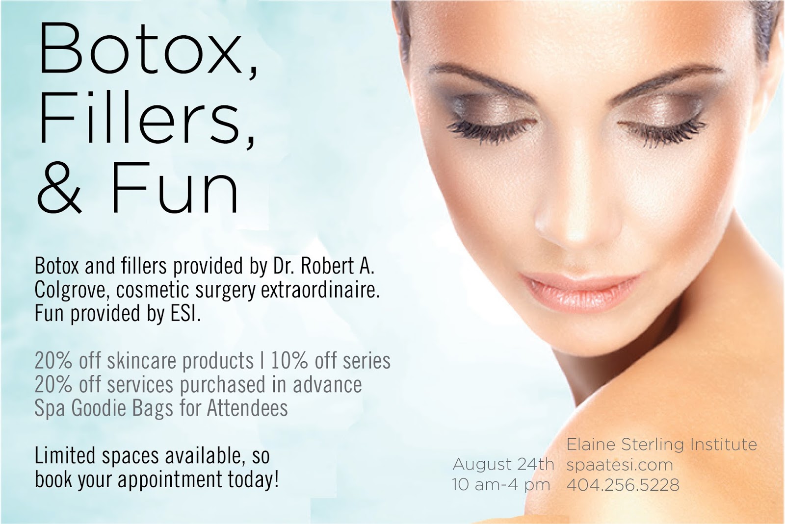 Elaine Sterling Skincare Institute: Botox, Fillers, and Fun