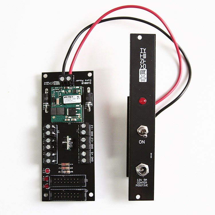 MATRIXSYNTH: Synthrotek 5A Super Slim Eurorack Power Supply System