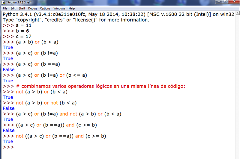 APRENDER A PROGRAMAR CON PYTHON: T1. LOS TIPOS NONE Y BOOLEANO. POCO TEXTO PERO MUCHA ENJUNDIA.